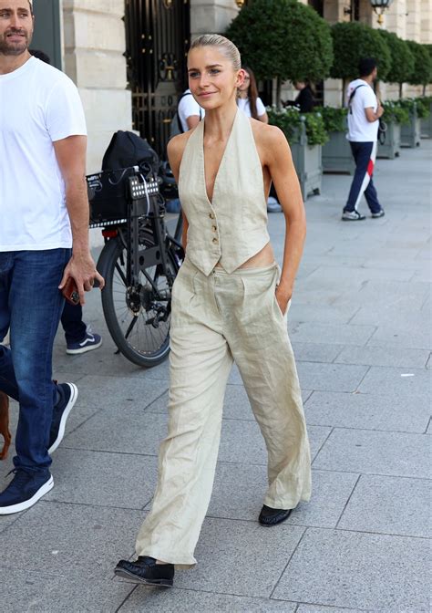 Caroline Daur Unveils Vest Suiting In Paris • Celebmafia