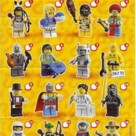 Lego 8683 Minifigs Series 1 Discontinued Super Rare Series 1 Full Set Hobbies And Toys Toys