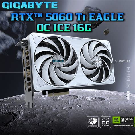 Geforce Rtx 5060 Ti Eagle Oc Ice 16gb Gddr7 2617mhz Oc 4608 Cuda