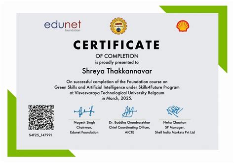 Certification Artificialintelligence Greenskills Skills4future