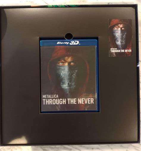 Box Metallica Through The Never 3d Blu Ray Deluxe Edition 2014