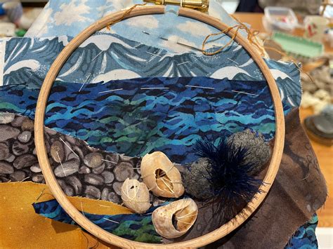 Dotty Textiles Rockpool Stitchscape Class