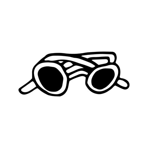 Hand Drawn Sunglasses Logo Vector Art Icons And Graphics For Free Download