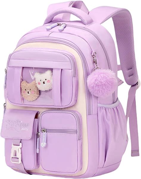 Cute School Backpack For Teen Girls Kawaii Waterproof