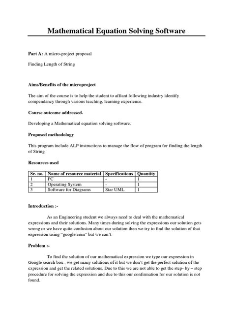 Mathematical Equation Solver Software Pdf Use Case Conceptual Model