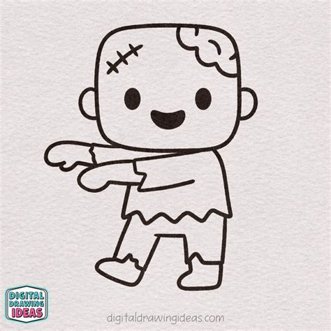 How To Draw A Zombie Digital Drawing Ideas