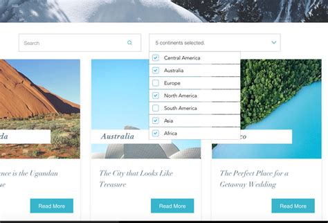 example checkbox dropdown velo by wix