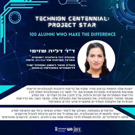 Faculty Of Biotechnology And Food Engineering Technion On Linkedin The Technion Is Mentioning