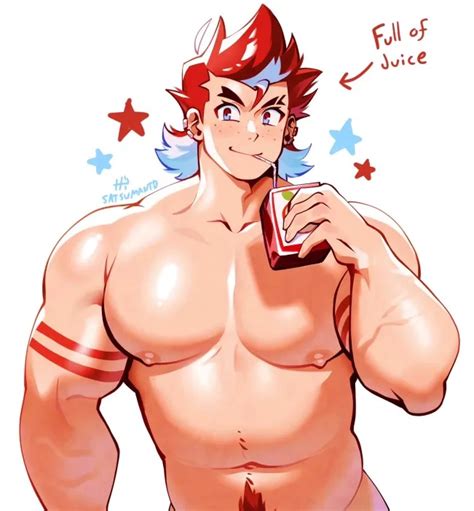Rule 34 Apple Apple Juice Bara Biceps Big Chest Daichi Sachuman Gay