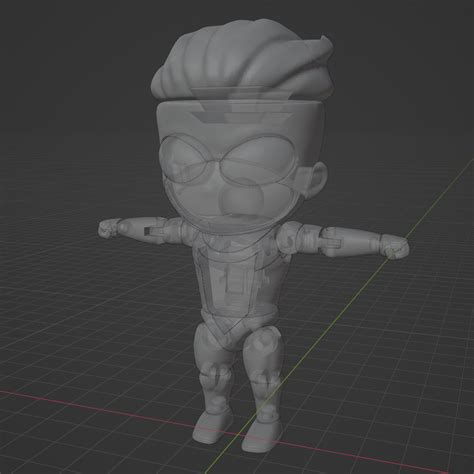 3d File Mark Grayson Invincible Chibi 🦸・3d Printable Model To