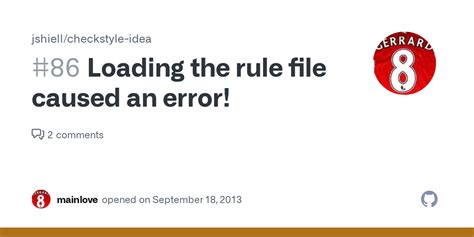 Loading The Rule File Caused An Error · Issue 86 · Jshiellcheckstyle Idea · Github