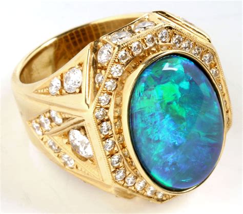 Antique Gold Opal Ring