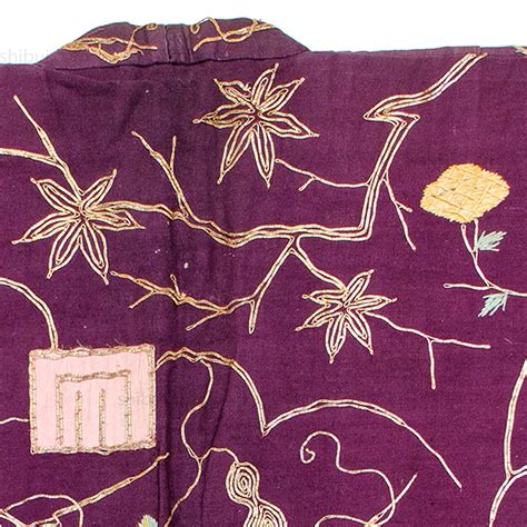 Theater Kamishimo Vest With Flowers Shibui Japanese Antiques And Furniture