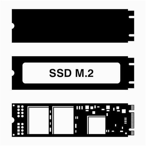 Premium Vector M2 Solid State Drive