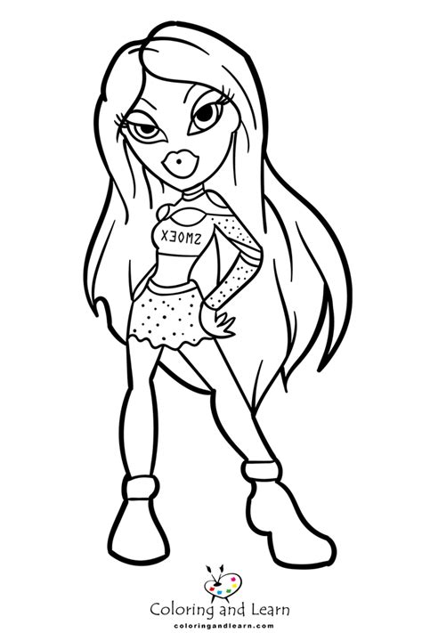 Bratz Christmas Coloring Pages
