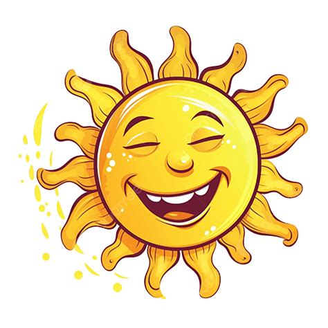 Cartoon Sun With Face