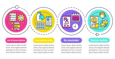 Online Pharmacy Vector Infographic Template Business Presentation