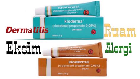 Obat Eksim Dermatitis Alergi Ruam Kulit Gatal Gatal Dan Kulit Memerah Kloderma Youtube