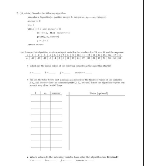 Solved Points Consider The Following Algorithm Chegg