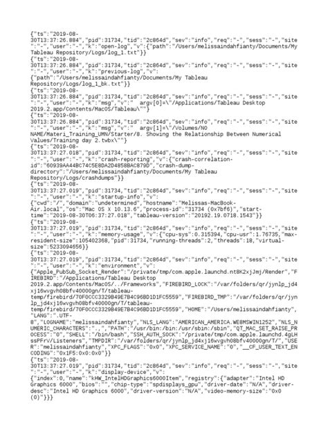 Log 1 Pdf Computing Platforms Operating System Technology