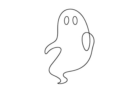 Ghost Line Art Vectors And Illustrations For Free Download