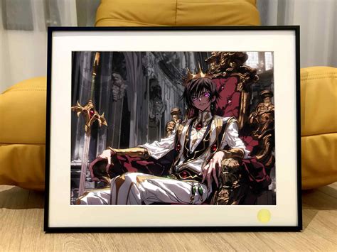 Throne Ver Lelouch Vi Britannia Decorative Painting Code Geass