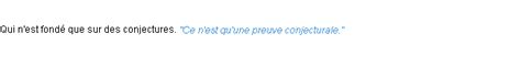Conjectural La Définition