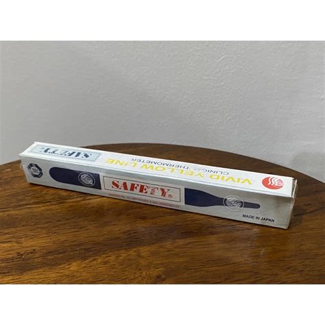 Jual Thermometertermometer Suhu Tubuh Safety Made In Japan Shopee