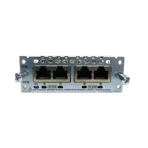 Cisco NIM E M Fourth Generation Ports Analog Voice Network Interface Module Gotodirect