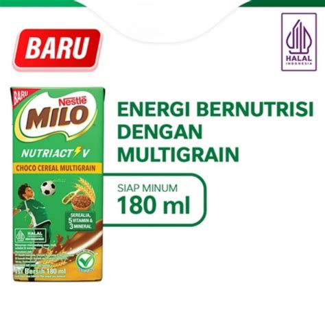 Jual Nestle Milo Nutri Active Choco Cereal Multigrain Susu Malt