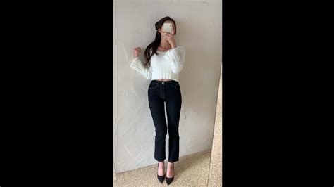 기모안감 날씬해보이는 생지진청데님 Youtube