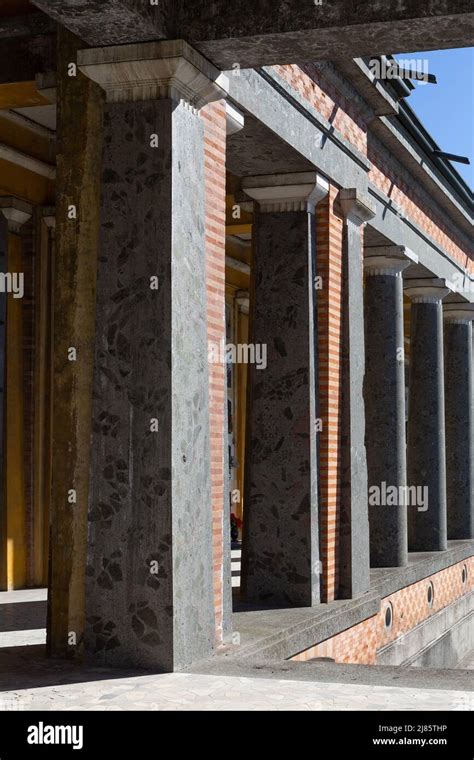 The Old Part Of San Cataldo Cemetery Designed By Cesare Costa In The