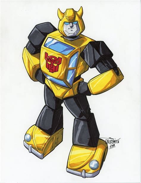 Bumblebee By Scott Dalrymple Transformers Art Cartoon Drawings Transformers Masterpiece