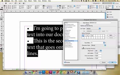 Indesign Bullets Super Tip Youtube