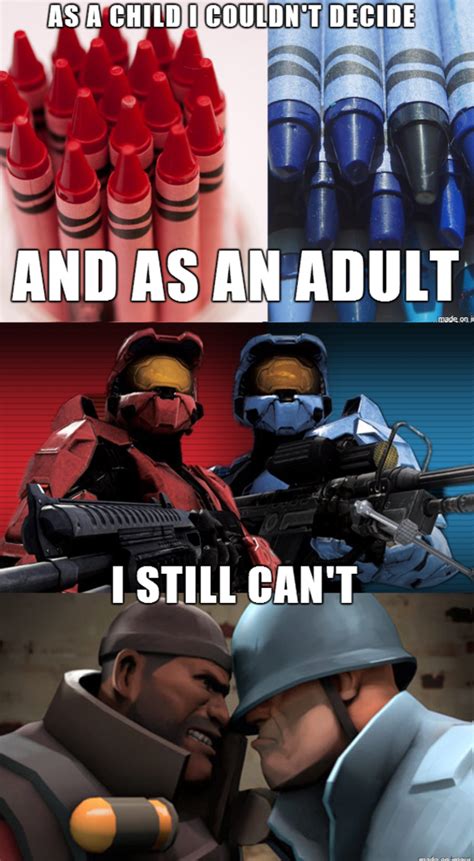 [image 862053] Red Vs Blue Red Vs Blue Halo Funny Team Blue