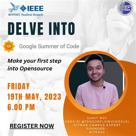 Ieee Student Branch Bppimt On Linkedin Opensource Gsoc2023
