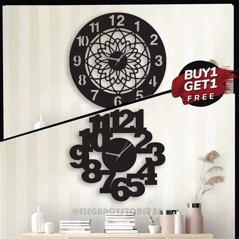 Wooden Wall Clock Combo 10