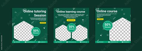 Online Courses And Classes Social Media Post Templates For Digital