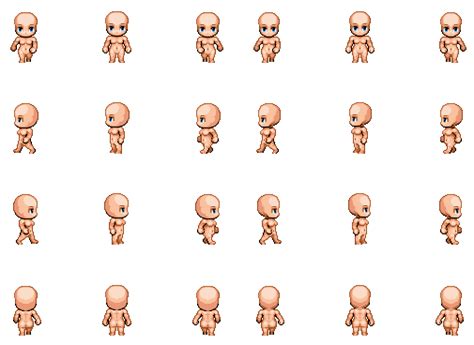 Rpg Maker Mv Sprite Sheet Template