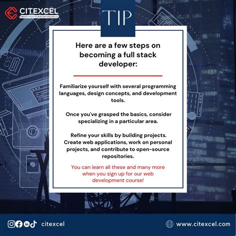 How To Become A Full Stack Web Developer Citexcel Posted On The Topic