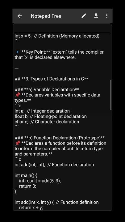 🔹 C Variable And Function Declarations Deep Dive Explanation Youtube
