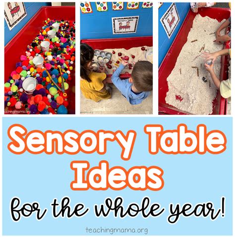 Sensory Table Ideas For The Whole Year Teaching Mama