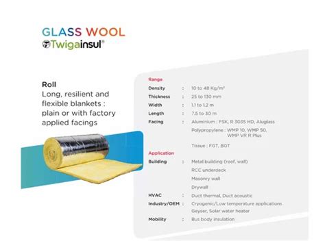 Fiberglass Wool Insulation Roll Thickness 30 Mm At ₹ 130square Meter