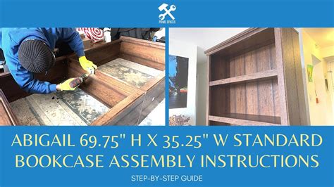 Sauder Select Collection 5 Shelf Bookcase Assembly Instructions Step By Step Assembly Guide