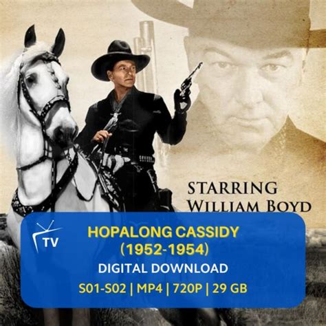Hopalong Cassidy 1952 William Boyd Digital Download 50s Western