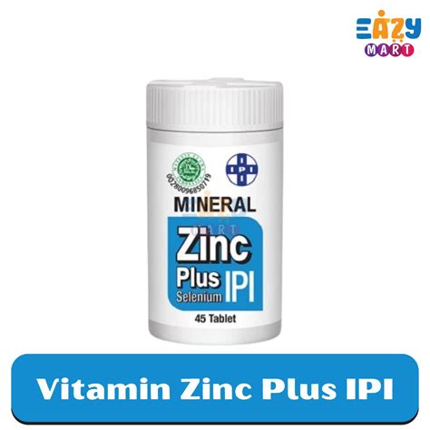 Jual Vitamin Zinc Plus Ipi Shopee Indonesia