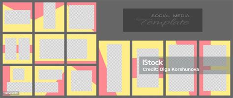 소셜 미디어 배너 템플릿입니다 스토리 개인 블로그 프로모션 레이아웃에 대한 편집 가능한 모형 0명에 대한 스톡 벡터 아트 및 기타 이미지 Istock