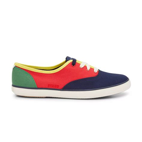 Keds X Staud Champion Canvas Color Blocked Lace Up Free Shipping Keds