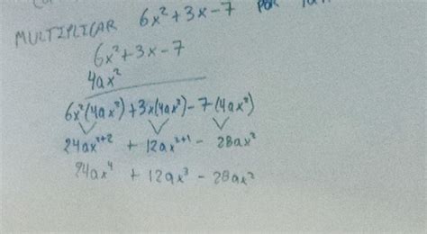 Multiplicación De Polinomios Por Monomio