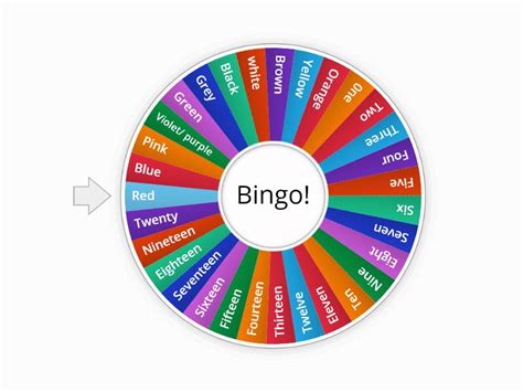 Bingo Random Wheel Bingo Random Wheel